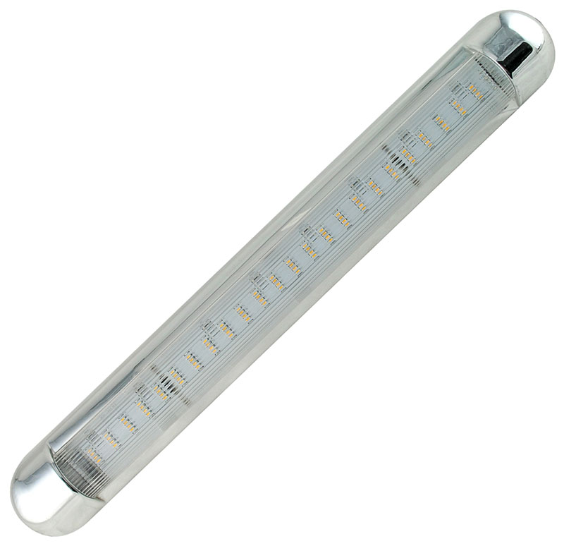 12V Led lyslist 2W Silver D105A varmhvit - Kr 365