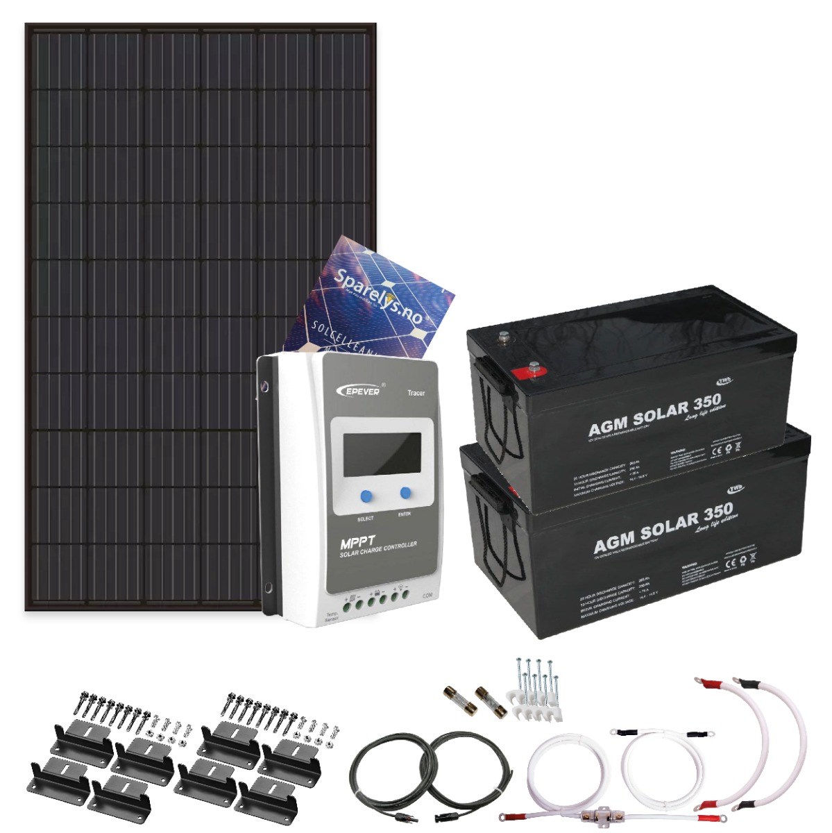 Solcellepakke, Grunnpakke, 450W/455W - Kr 20650.21