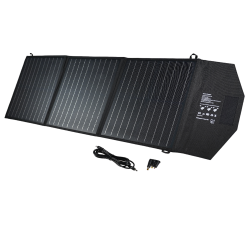 Foldbare solcellepanel - Enkle å ta med på tur