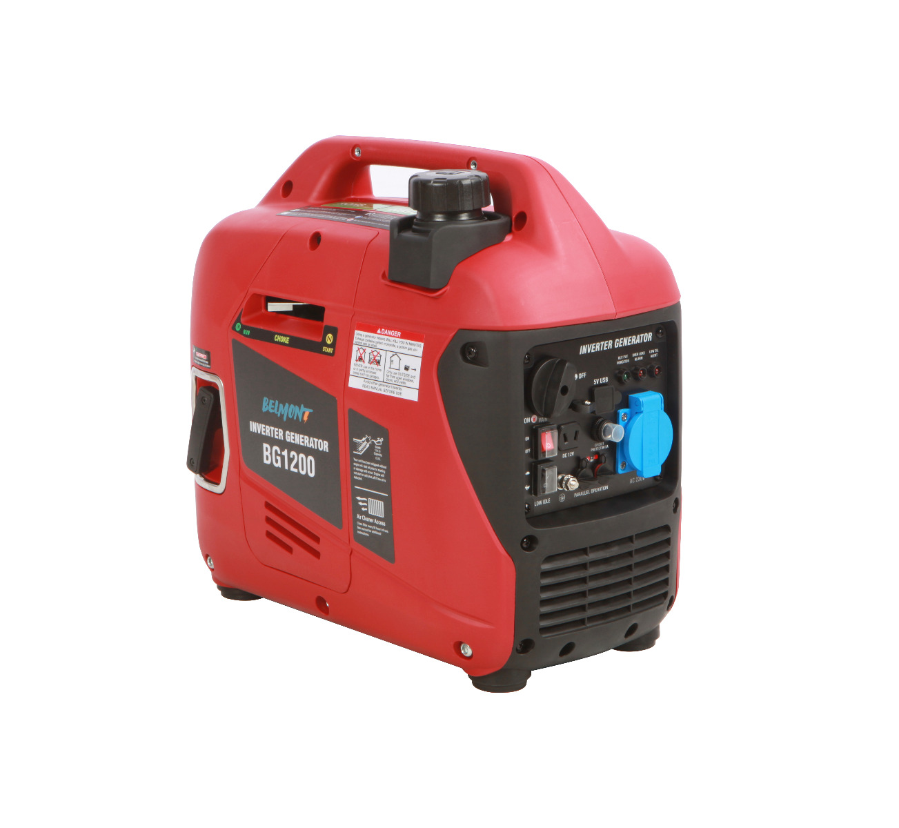 Inverter Aggregat 1200W, bensin, BG1200 - Kr 5495