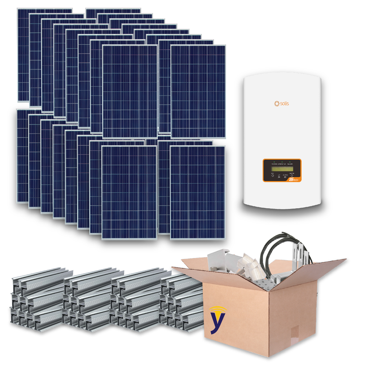 Solcelleanlegg - 8,9kW - Super - Kr 98297.00