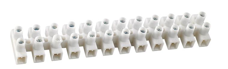 Sukkerbit / Koblingsplint 2,5mm², 1rekke - Kr 29